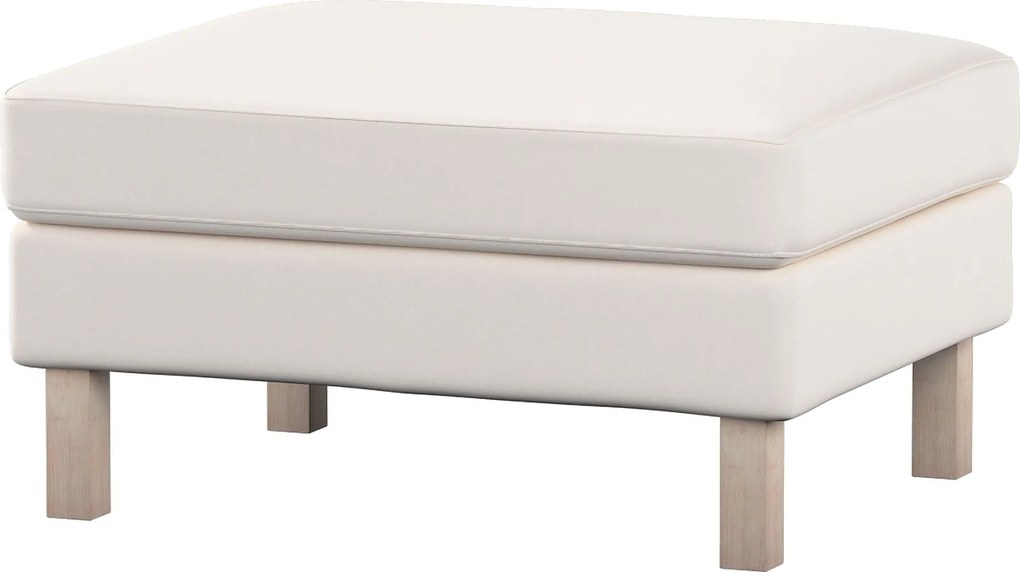 Potah na podnožku IKEA Karlstad barva béžová látka pletený vzor