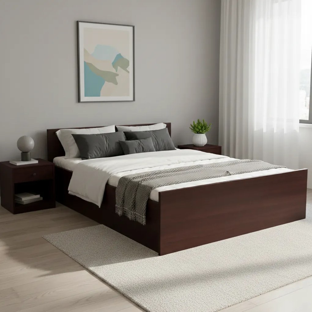 Mdx Manželská postel 160x200 Morris - Wenge