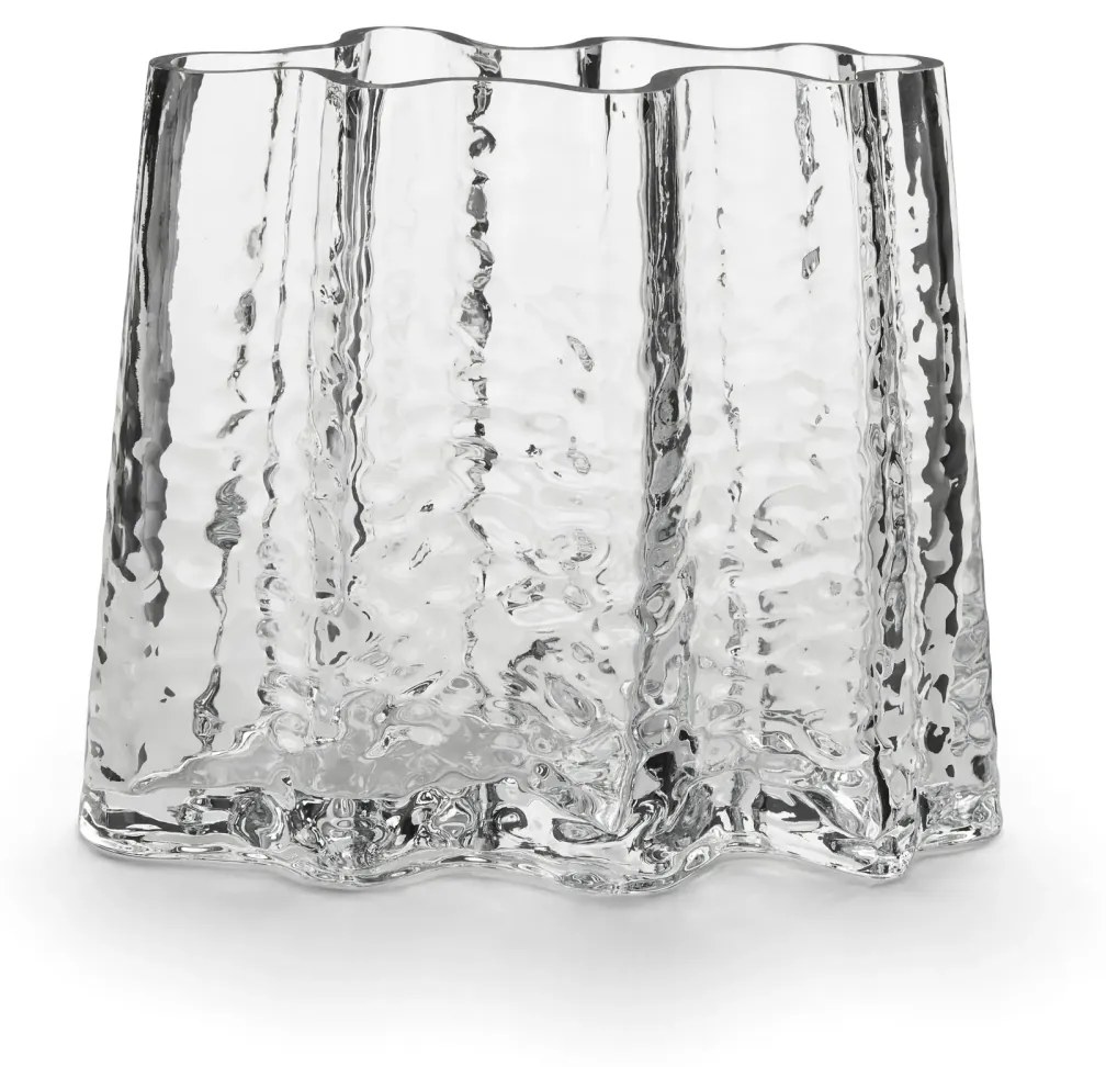 Skleněná váza Gry Wide Clear 19 cm COOEE Design