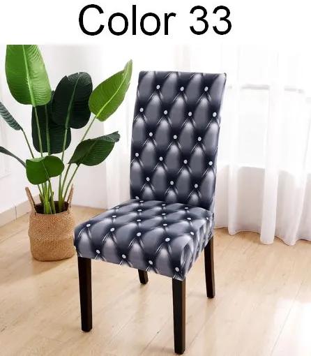 Různé elastické potahy na jídelní židle Varianta: Color 33