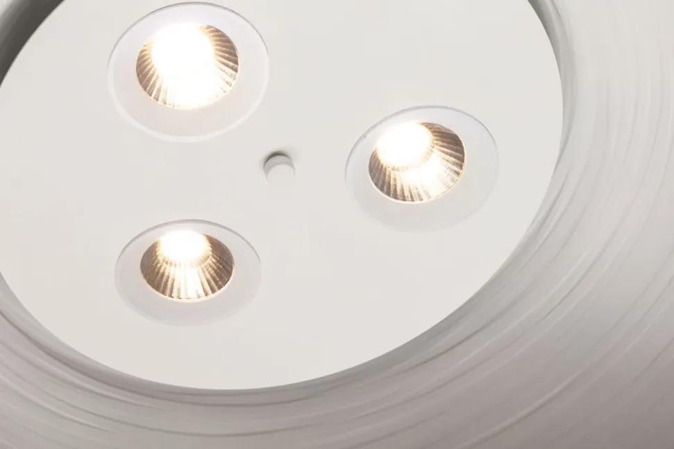 Doxis Dome 720 Textured závěsné led designové svítidlo Barva: Bílá/zlatá matná, Chromatičnost: 2700K