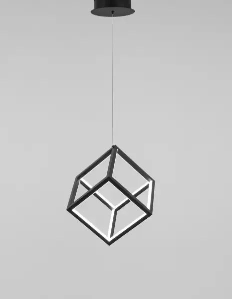 LED lustr Gabbia 25 černé