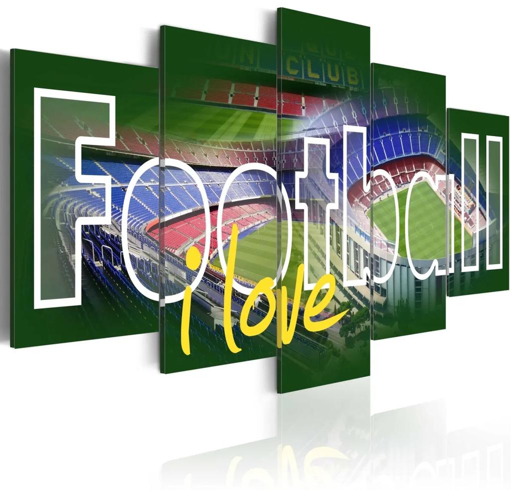 Obraz - I Love Football