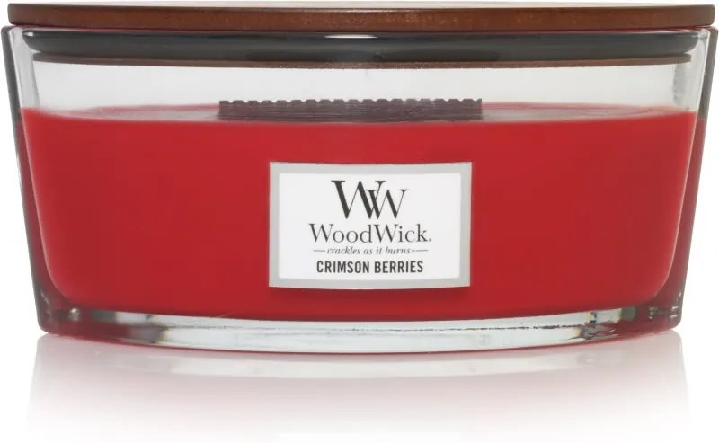 Svíčka woodwick elipsa crimson berries 453 g