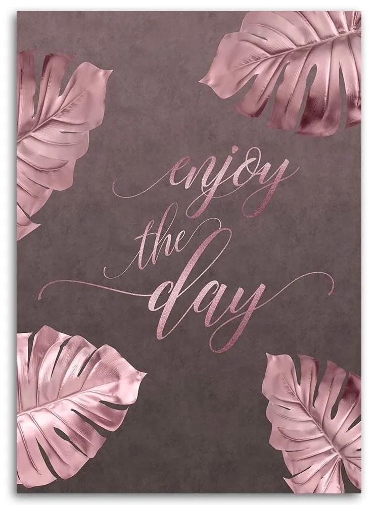 Gario Obraz na plátně Nápis mezi růžovými listy - Andrea Haase Rozměry: 40 x 60 cm