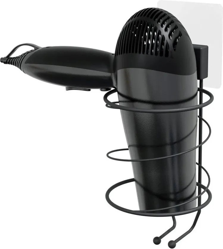 Samodržící nástěnný stojan na fén Compactor Magic Bath
