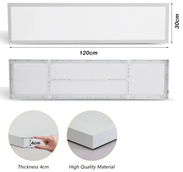 Brilagi - LED Koupelnové svítidlo FRAME LED/50W/230V 3000/4000/6000K IP44 bílá