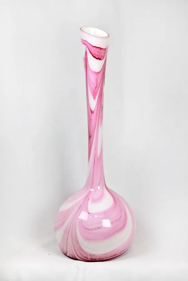 Váza designová Koule střední růžová 80 cm