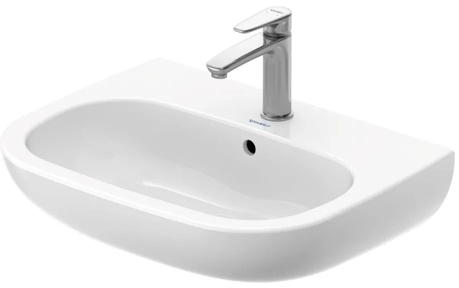 Duravit 23106000002 - Závěsné umyvadlo D-CODE 60x46 cm keramika/lesklá bílá