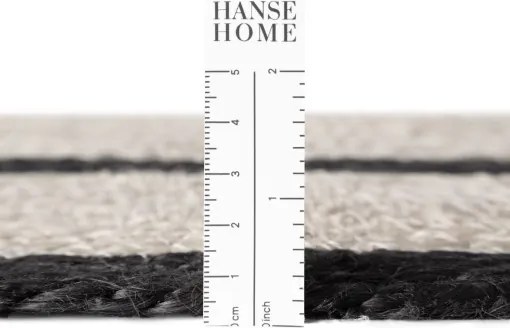 Koberec Hanse Home LINA přírodní / sloní kost / černý kruh
