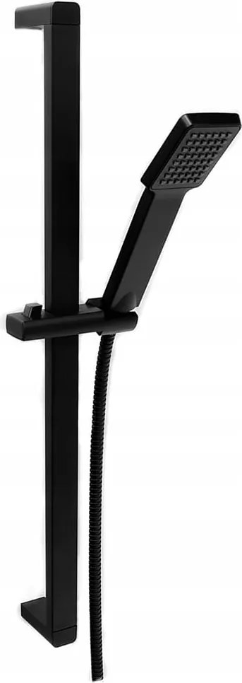 Gamma Zn3, sprchový sloup s ruční sprchovou hlavicí 62cm, černá matná, GMA-ZN3-BK