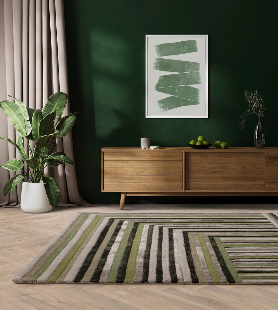 Tribeca Design Kusový koberec Blondie Network Forest Rozměry: 200x300 cm