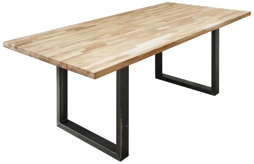 Jídelní stůl Logan 200 cm, dub/černá