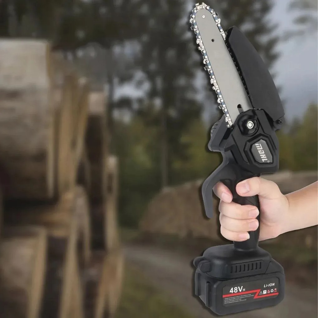Akumulátorová ruční mini pilka 8″ MDHL M677 + 21V baterie + praktický kufřík + příslušenství