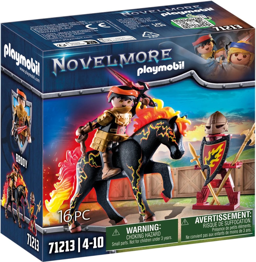 Stavebnice playmobil 71213 burnham raiders - ohnivý rytíř