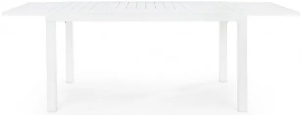 BIZZOTTO Rozkládací zahradní stůl HILDO 140x77 cm bílý 0662851