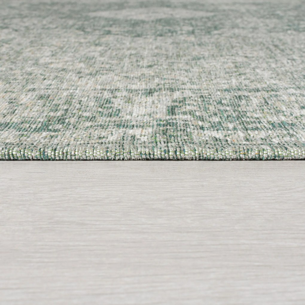 Flair Rugs, Kusový koberec Manhattan Antique Green, 200x290, zelená, ložnice