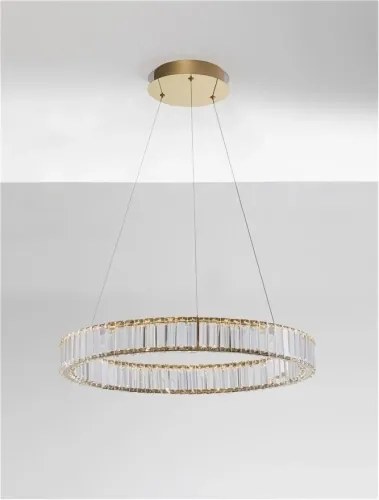 Závěsné LED svítidlo NOVA LUCE AURELIA 41W 3500K 9333075 stmívatelné Triac
