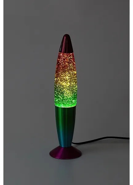 Rabalux 76008 - LED Lávová lampa GLITTER RAINBOW 2 LED/25W/230V