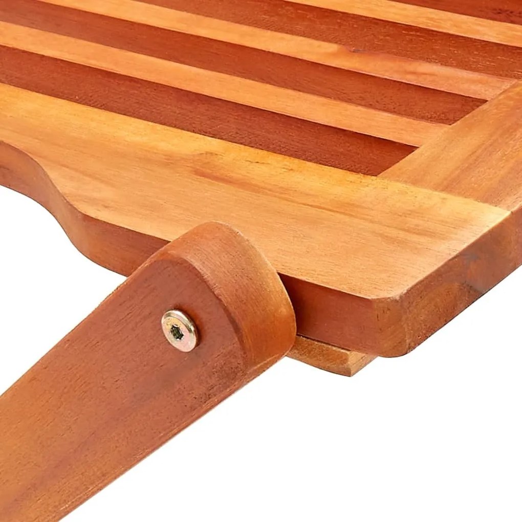 vidaXL Skládací zahradní židle 8 ks masivní eukalyptové dřevo [3087150]