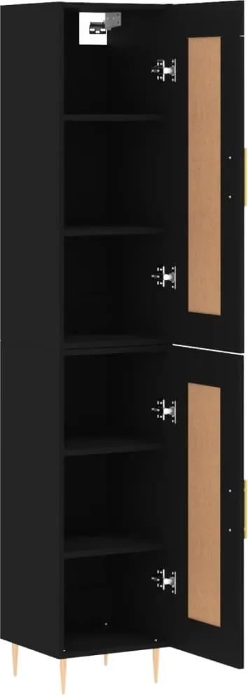 vidaXL Skříň highboard 34,5 x 34 x 180 cm kompozitní dřevo [3200442] Barva: Betonová šedá