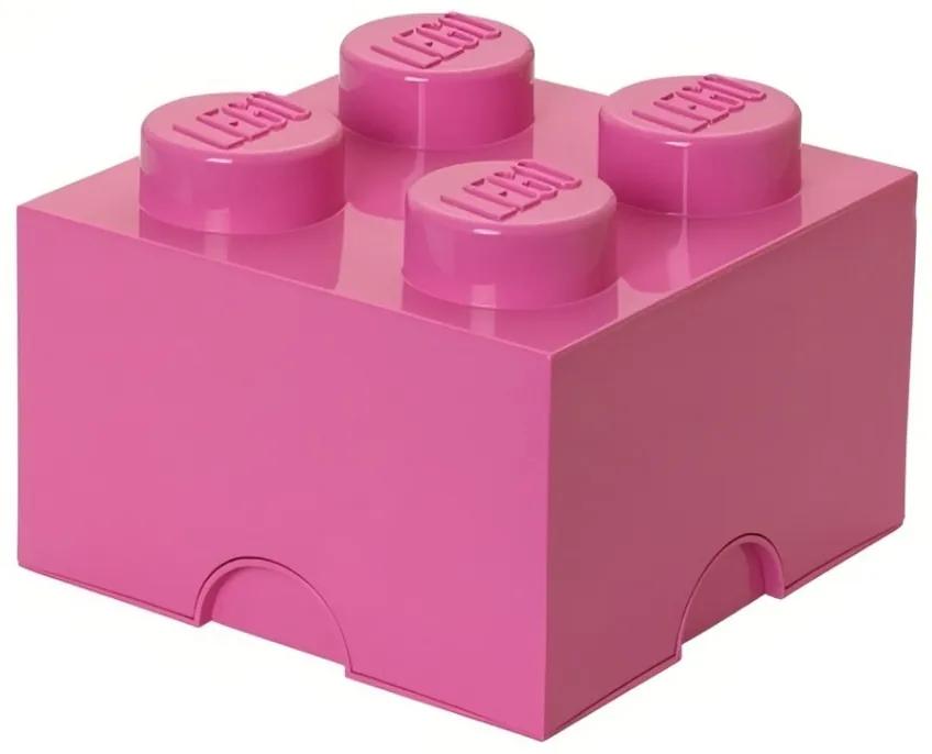 OnaDnes -20% Lego® Tmavě růžový úložný box LEGO® Smart 25 x 25 cm
