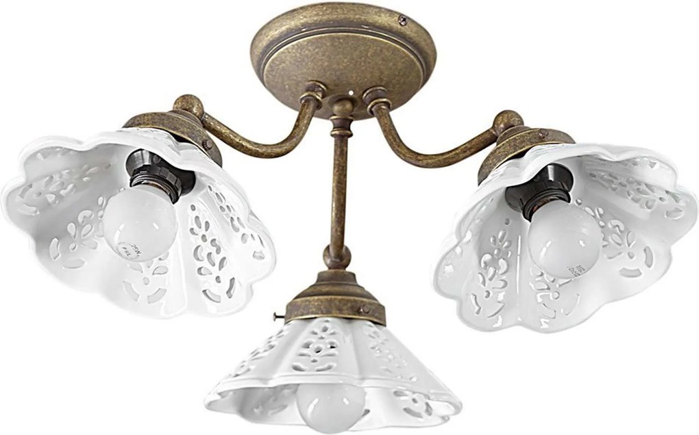 Sapho Vintage - Stropní svítidlo Napoli, 40 W, bronz MC613