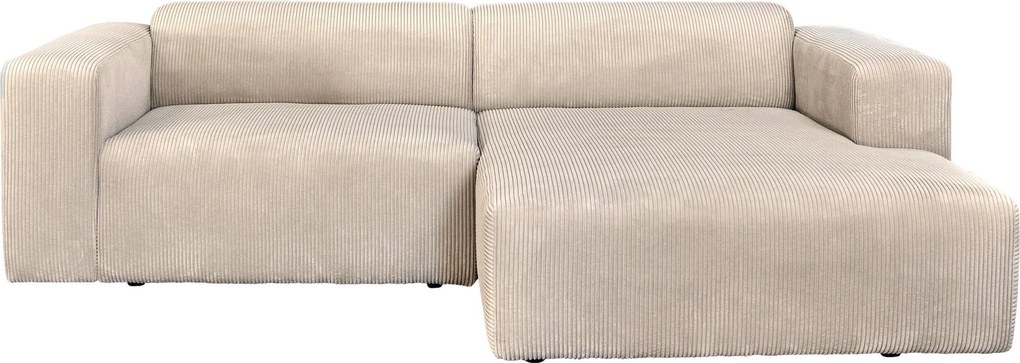 XXXLutz ROHOVÁ SEDAČKA, textil, krémová P & B - Sedací soupravy - 002330003301