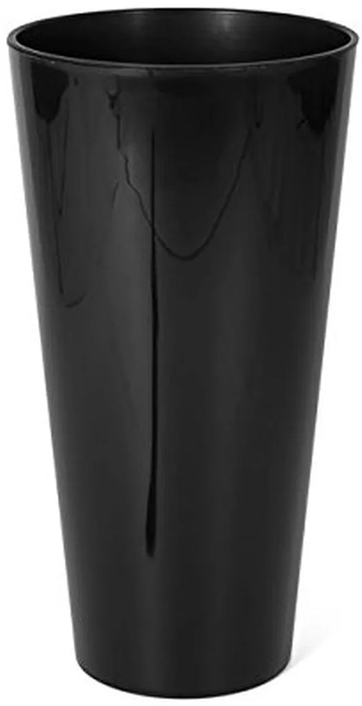Květináč TUBUS SLIM SHINE 40 cm, 35/64l, grafit lesk DTUS400S