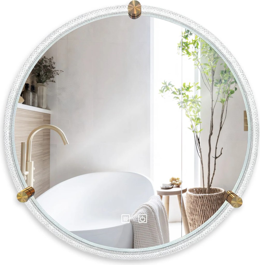 Tutumi Tutumi, LED zrcadlo 60cm, model 106, přední osvětlení, HOM-02699
