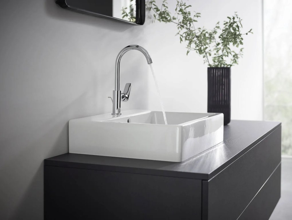 Hansgrohe Logis, umyvadlová baterie s výpustí, chromová, 71130000