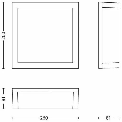 Philips - Venkovní stropní svítidlo SKIES 2xE27/14W/230V IP44 antracit