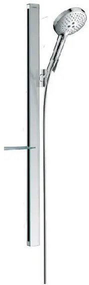 Hansgrohe Raindance Select S - Sprchová souprava 120, 3 proudy, EcoSmart 9 l/min, sprchová tyč 90 cm, chrom 27649000