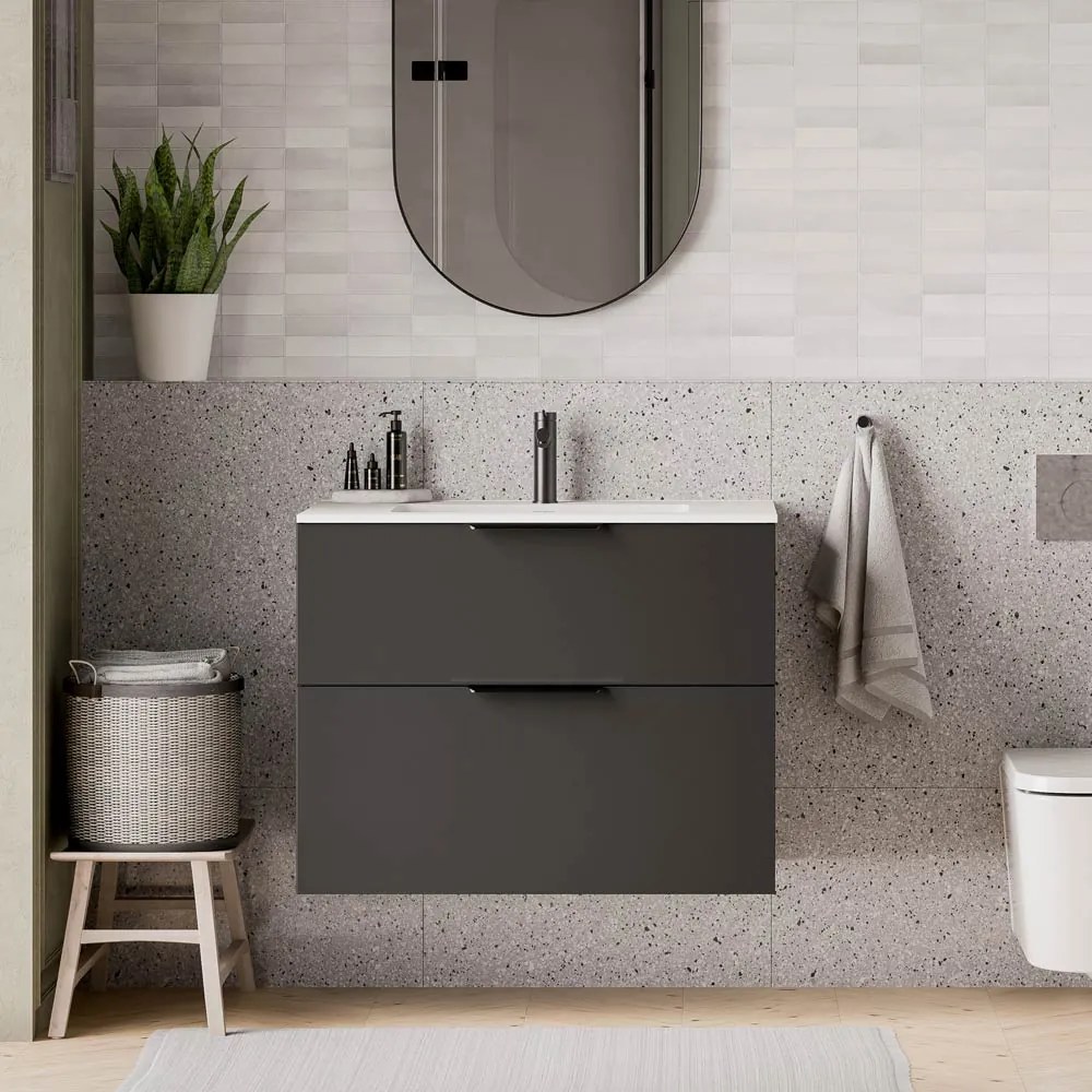 Duravit umyvadlo s umyvadlovou skříňkou TIM 80 cm
