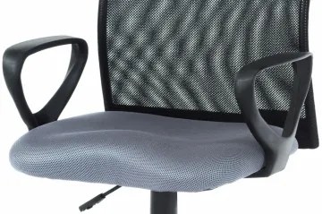 Kancelářská židle šedá černá KA-B047 GREY