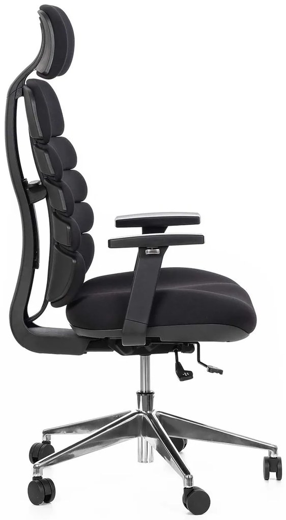 MERCURY Ergonomická kancelářská židle WORKEASE - černá látka