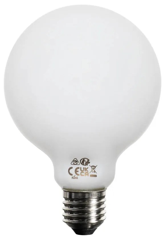 Sada 5 E27 3-stupňových stmívatelných LED opálových žárovek G95 4W 450 lm 2700K