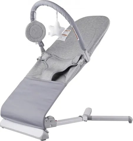 Baby Bouncer Skládací židle Bouncer pro děti 0-9 měsíců s hrazdičkou