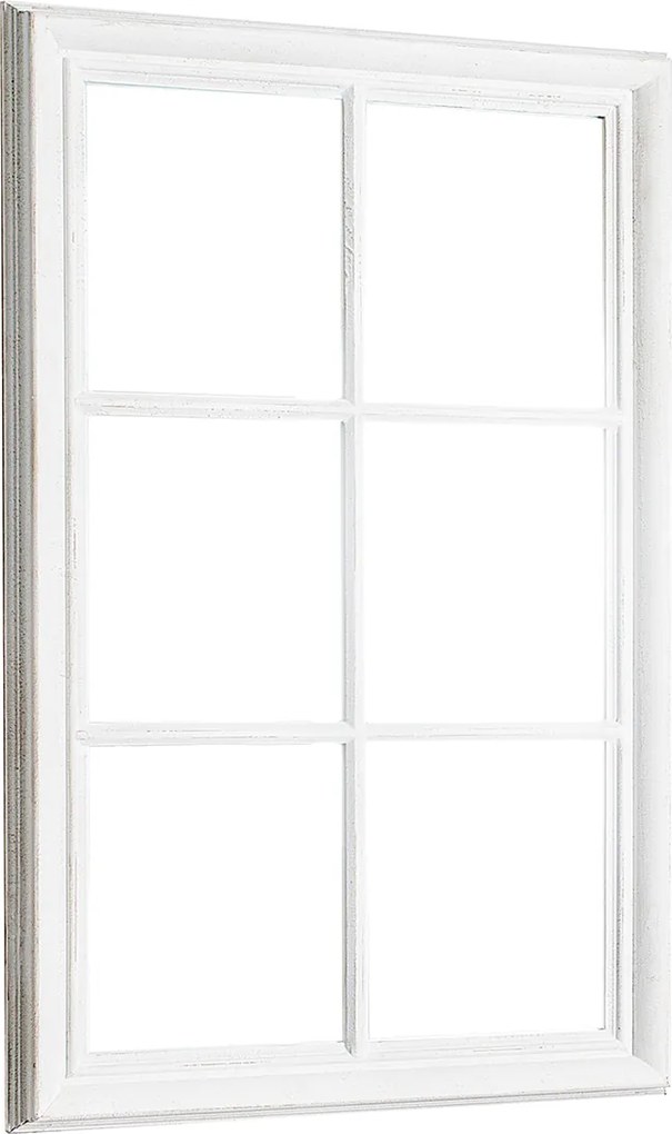 Demsa home Nástěnné zrcadlo WILIAM, 105 cm, šedá, bílá, starožitná