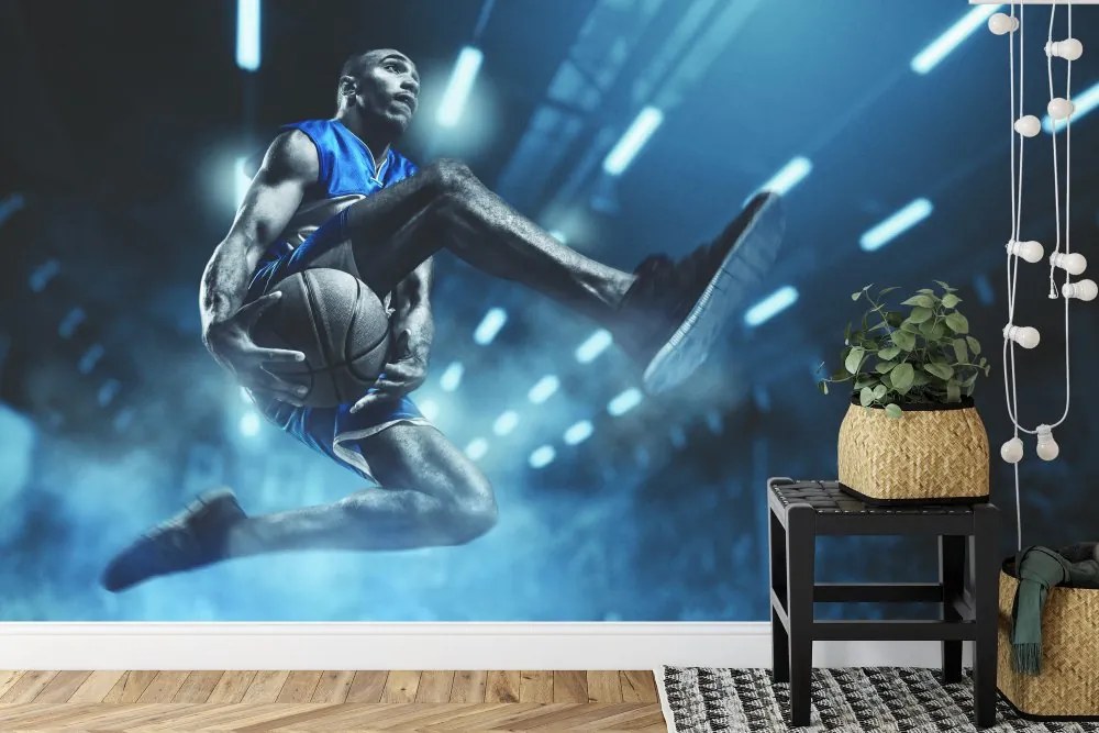 Fototapeta Basketbalista V Letu Strukturální vinyl 360x240