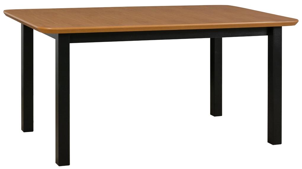 Jídelní stůl Arwen 2 Zvolte barvu nožek: Bílá, Barva horní desky stolu (dýha): Olše Alder