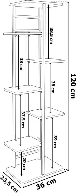 Stojan na květiny BASTIAN RUSTIC