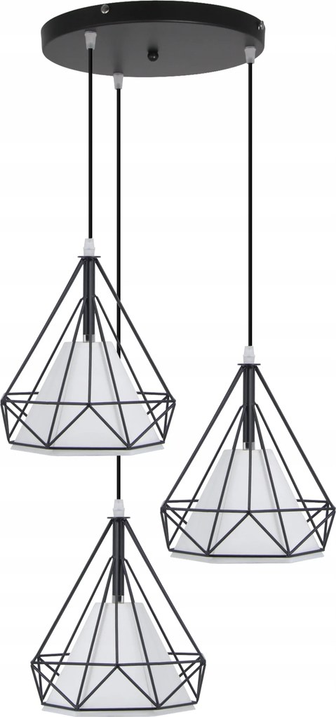Závěsná loftová lampa Piramida 8804/3 Zwis 01 Elem