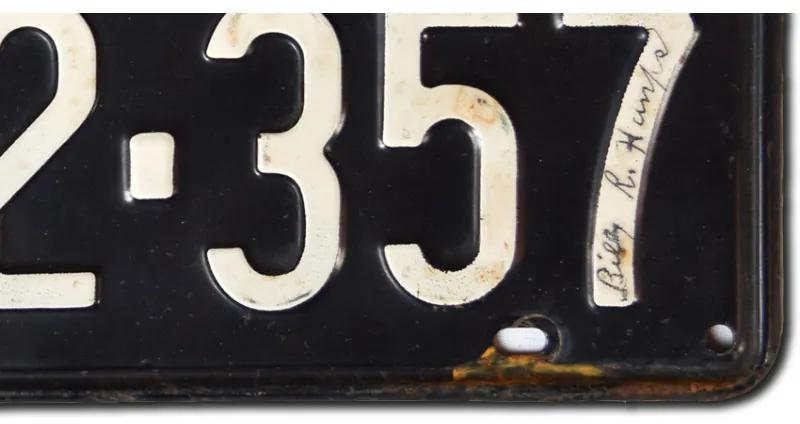 Americká SPZ Virginia 1960 Black 662 357