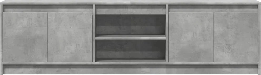 TV skříňka s LED betonově šedá 180x34x50 cm kompozitní dřevo 3307915
