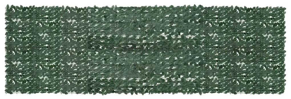 Balkónová zástěna s tmavě zelenými listy 500 x 150 cm 315493