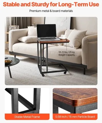 C Table, 500,126 × 350,012 × 605,028 mm VEVOR