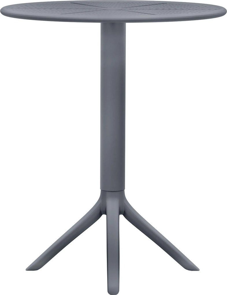 Kulatý stůl Lacota 60 cm - antracitová