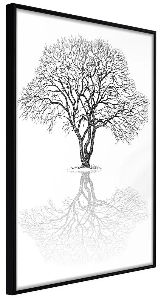 Plakát kreslený strom - Roots or Treetop