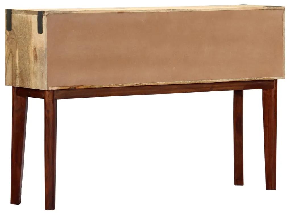 vidaXL Konzolový stolek 115 x 30 x 76 cm masivní hrubý mangovník
